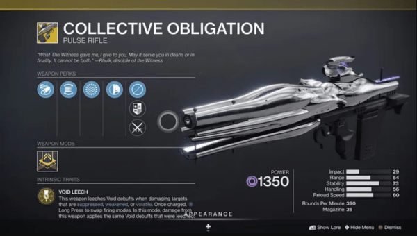 Buy Collective Obligation - Destiny 2 | Sherpas of Destiny