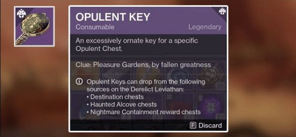 Buy Opulent Key Farm - Destiny 2 | Sherpas of Destiny