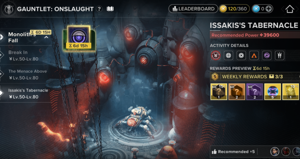 Gauntlet Onslaught - Destiny Rising | Sherpas of Destiny